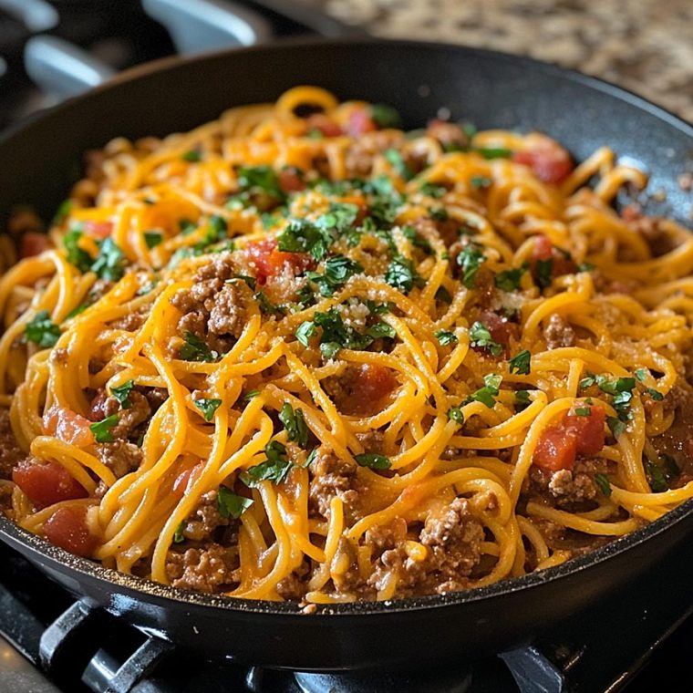 Cheesy Taco Spaghetti - Yeyfood.com: Recipes, cooking tips, and kitchen ...