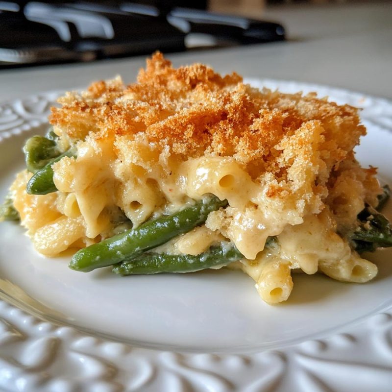 Mac n Cheese Green Bean Casserole - Yeyfood.com: Recipes, cooking tips ...
