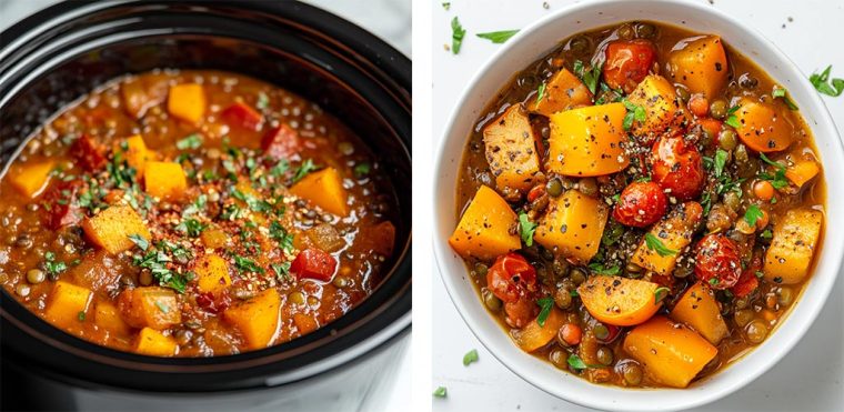Crockpot Butternut & Lentil Stew - Yeyfood.com: Recipes, cooking tips ...
