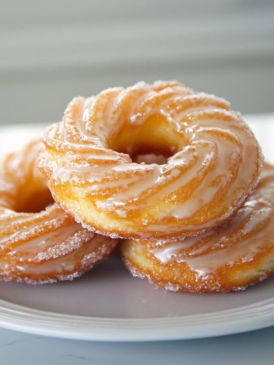 how do you make cruller donuts