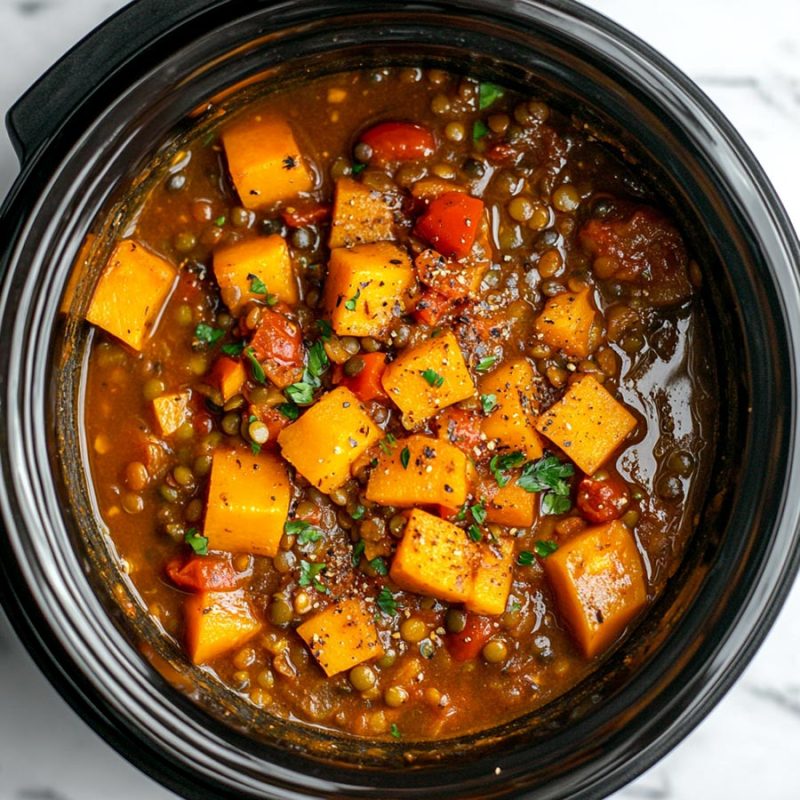 Crockpot Butternut & Lentil Stew - Yeyfood.com: Recipes, cooking tips ...