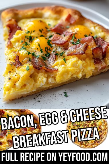 Bacon, Egg and Cheese Breakfast Pizza - Yeyfood.com: Recipes, cooking tips, and kitchen hacks ...