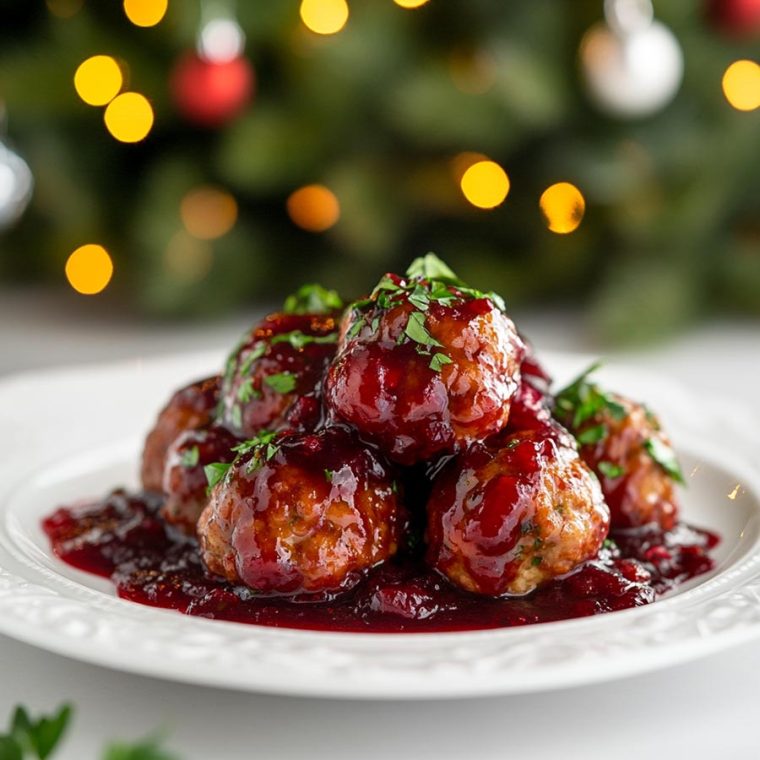 Cranberry Turkey Meatballs - Yeyfood.com: Recipes, cooking tips, and ...