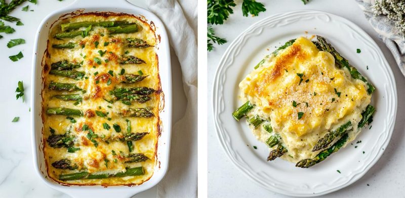 Cheesy Asparagus Casserole Yeyfood Recipes Cooking Tips And