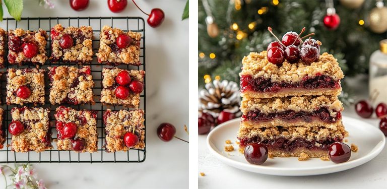 Christmas Cherry Bars - Yeyfood.com: Recipes, cooking tips, and kitchen ...