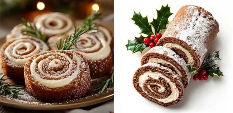 Gingerbread Cake Roll - Yeyfood.com: Recipes, cooking tips, and kitchen ...