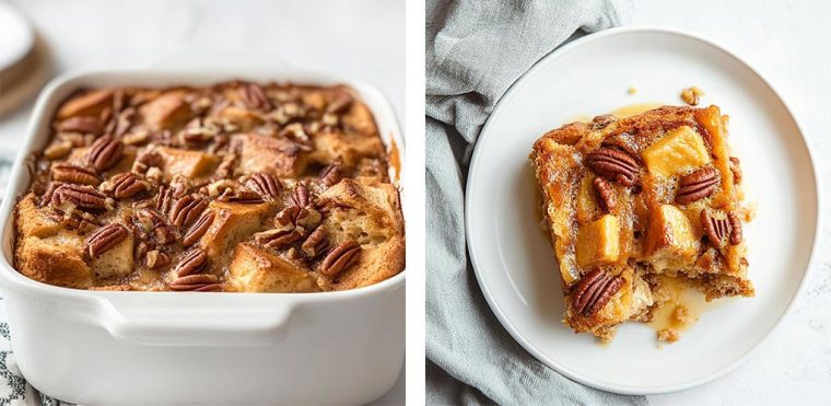 Pecan Pie Bread & Butter Pudding - Yeyfood.com: Recipes, cooking tips, and kitchen hacks for ...
