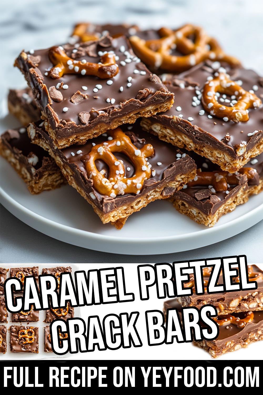 Caramel Pretzel Crack Bars - Yeyfood.com: Recipes, cooking tips, and ...