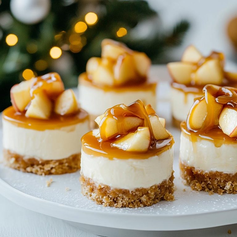 Mini Caramel Apple Cheesecakes - Yeyfood.com: Recipes, cooking tips ...