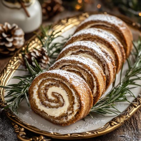 Gingerbread Cake Roll - Yeyfood.com: Recipes, cooking tips, and kitchen ...