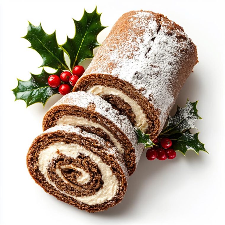 Gingerbread Cake Roll - Yeyfood.com: Recipes, cooking tips, and kitchen ...