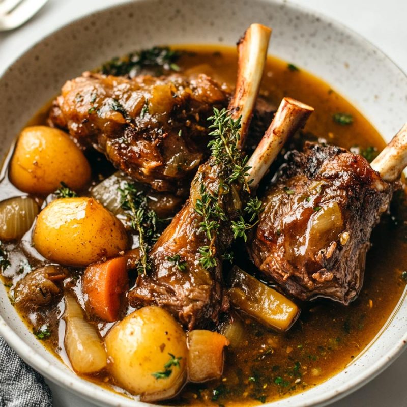 Oven Braised Lamb Shanks - Yeyfood.com: Recipes, cooking tips, and ...