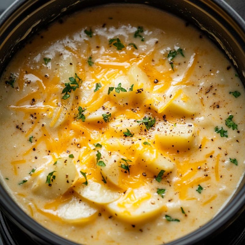 Potato and Cheddar Cheese Soup - Yeyfood.com: Recipes, cooking tips ...