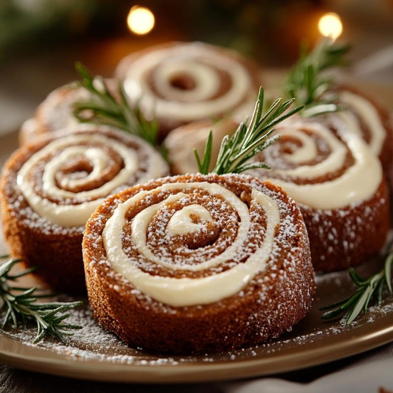 Gingerbread Cake Roll - Yeyfood.com: Recipes, cooking tips, and kitchen ...