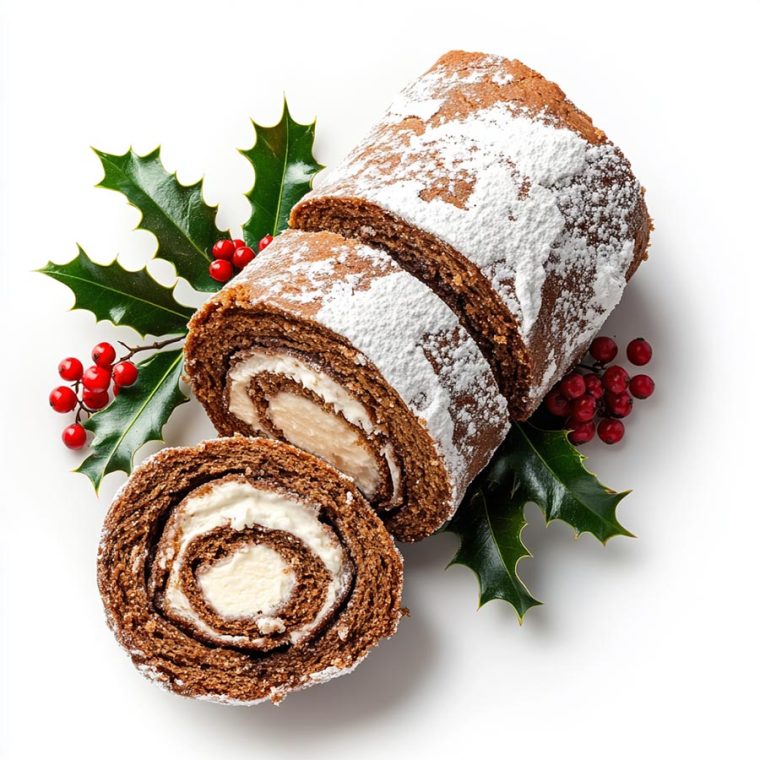 Gingerbread Cake Roll - Yeyfood.com: Recipes, cooking tips, and kitchen ...