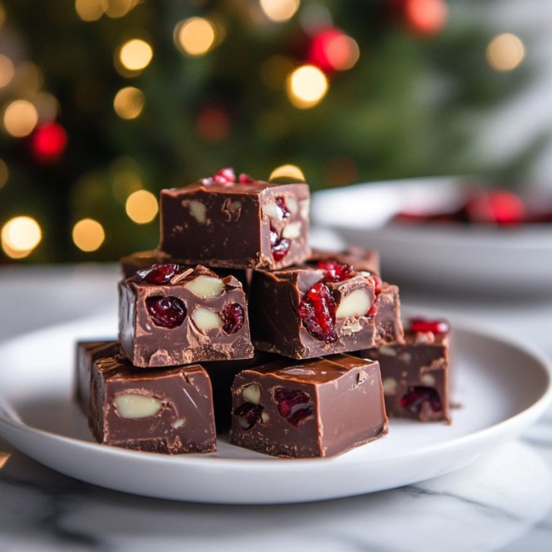 Almond Cherry Fudge - Yeyfood.com: Recipes, cooking tips, and kitchen ...