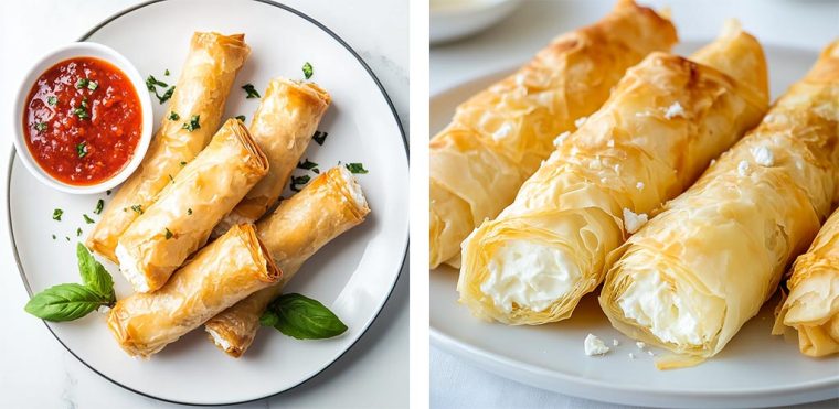 Baked Cream Cheese Rangoon Rolls - Yeyfood.com: Recipes, cooking tips ...