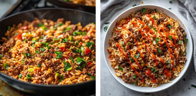 Spicy Cajun Beef Rice - Yeyfood.com: Recipes, cooking tips, and kitchen ...