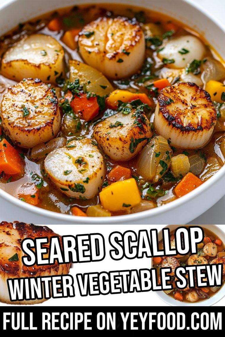 Seared Scallop Winter Vegetable Stew - Yeyfood.com: Recipes, cooking ...