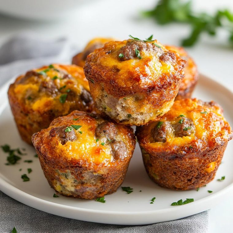 4-Ingredient Sausage Breakfast Muffins - Yeyfood.com: Recipes, cooking tips, and kitchen hacks ...