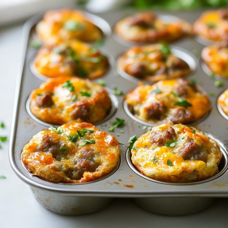 4-Ingredient Sausage Breakfast Muffins - Yeyfood.com: Recipes, cooking tips, and kitchen hacks ...