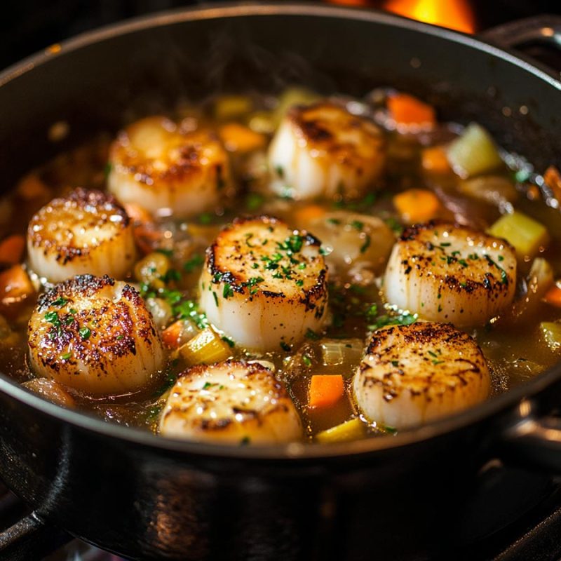 Seared Scallop Winter Vegetable Stew - Yeyfood.com: Recipes, cooking ...