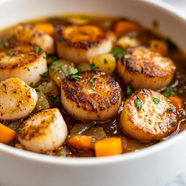 Seared Scallop Winter Vegetable Stew - Yeyfood.com: Recipes, cooking ...