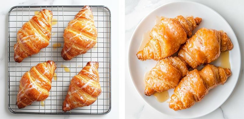 Fried & Glazed Croissant Donuts - Yeyfood.com: Recipes, cooking tips ...