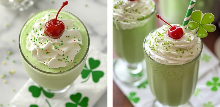 Boozy Shamrock Shakes - Yeyfood.com: Recipes, cooking tips, and kitchen ...