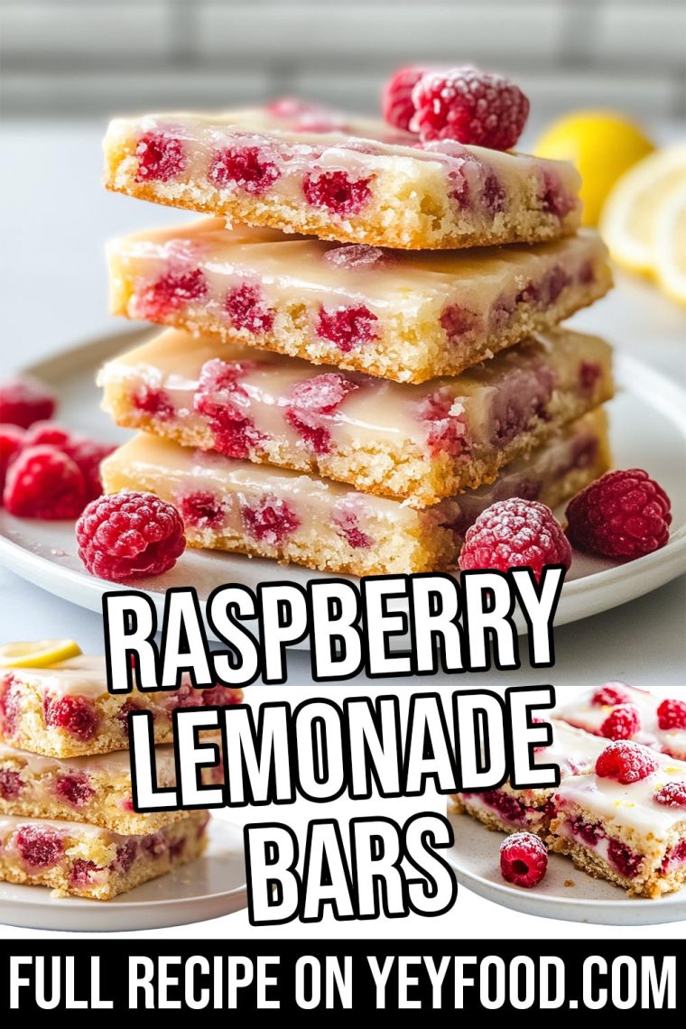 Raspberry Lemonade Bars - Yeyfood.com: Recipes, cooking tips, and kitchen hacks for home cooks ...