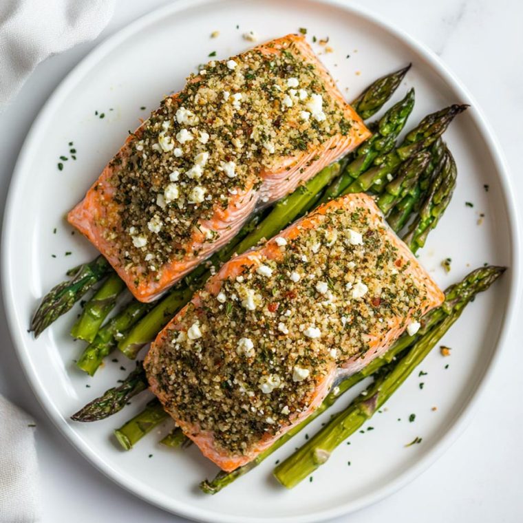 Feta & Herb Crusted Salmon - Yeyfood.com: Recipes, cooking tips, and ...