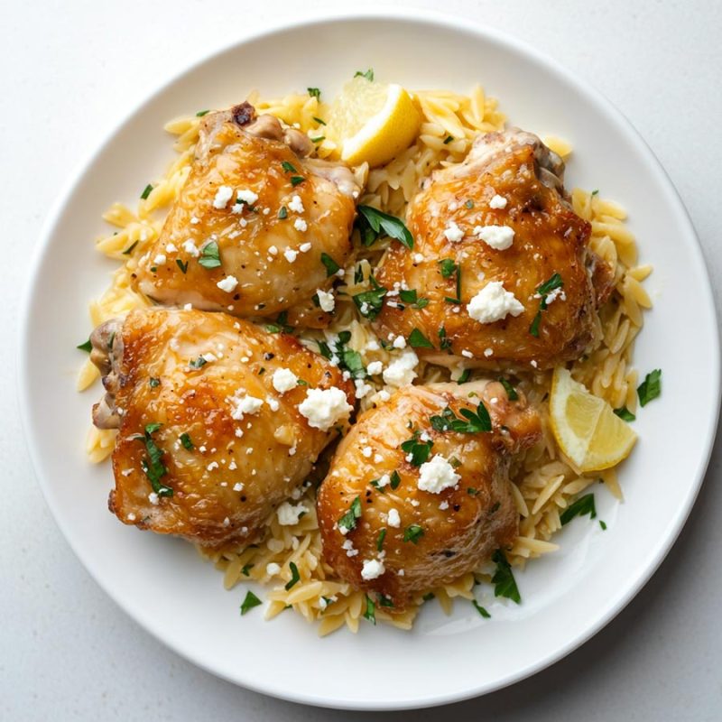 One-Pan Lemon Chicken Orzo - Yeyfood.com: Recipes, cooking tips, and ...
