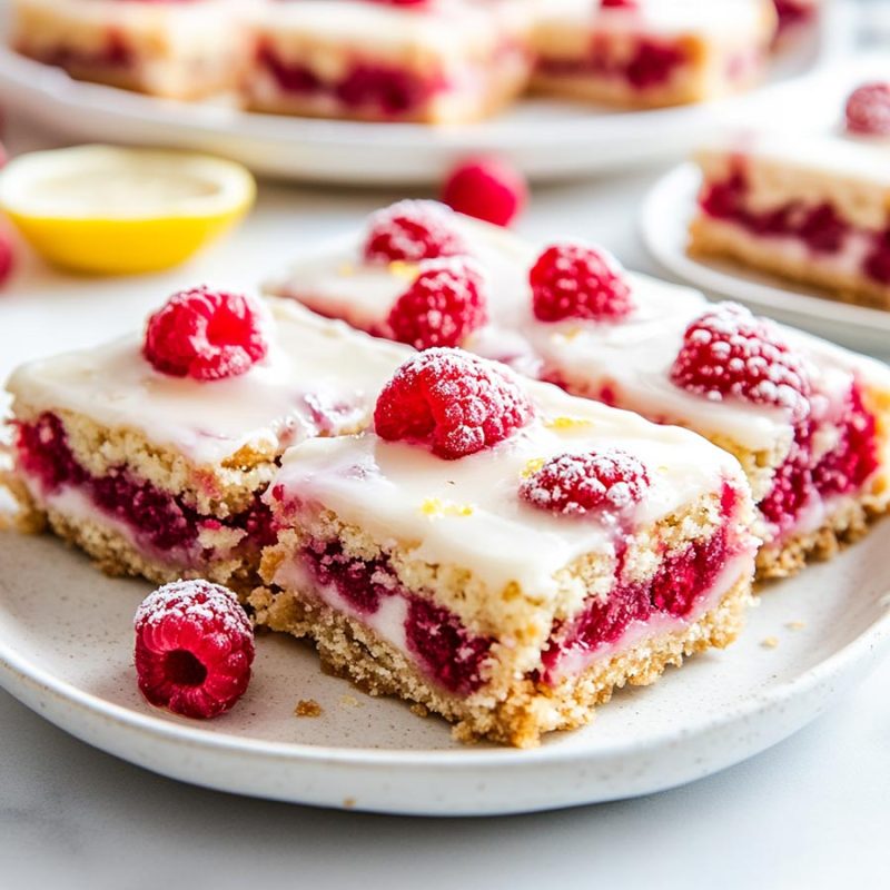 Raspberry Lemonade Bars - Yeyfood.com: Recipes, cooking tips, and ...