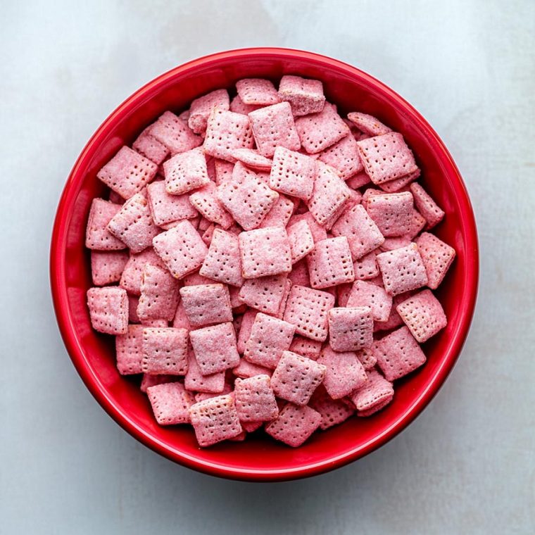 Strawberry Puppy Chow Chex Mix - Yeyfood.com: Recipes, cooking tips ...