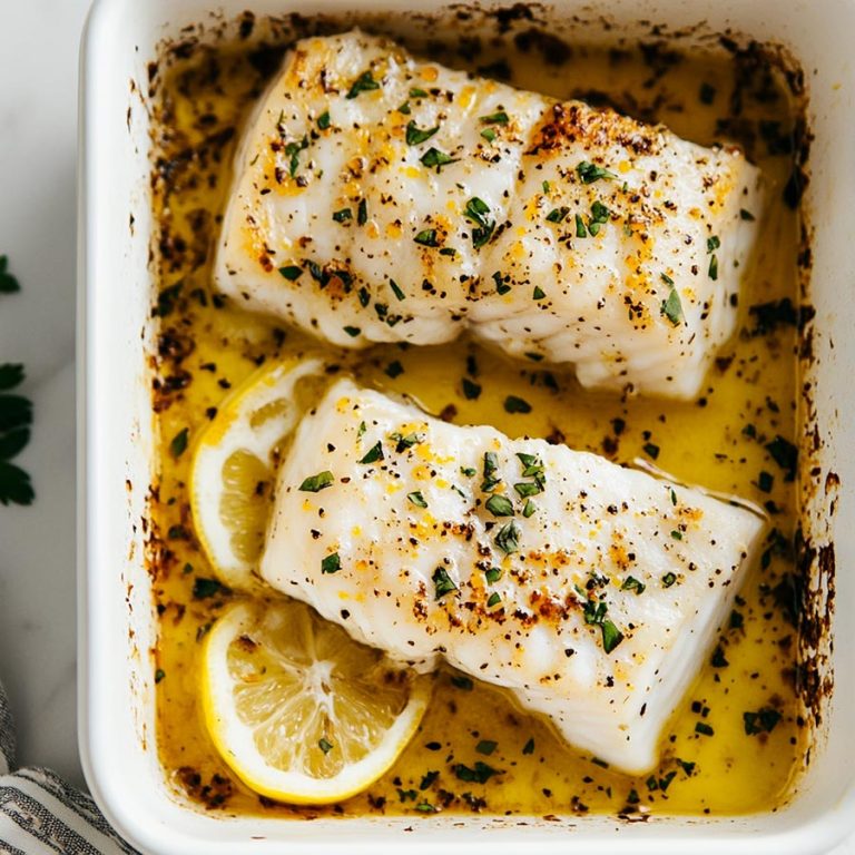 Lemon Butter Baked Cod - Yeyfood.com: Recipes, cooking tips, and ...