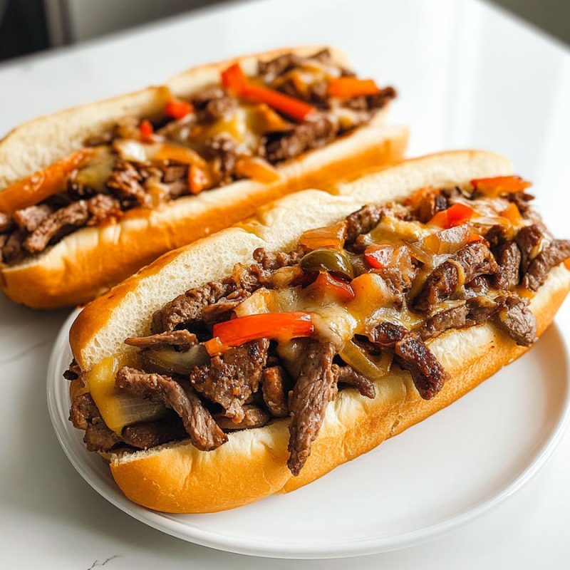 Philly Cheesesteak Subs - Yeyfood.com: Recipes, cooking tips, and ...