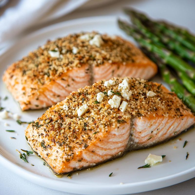 Feta & Herb Crusted Salmon - Yeyfood.com: Recipes, cooking tips, and ...