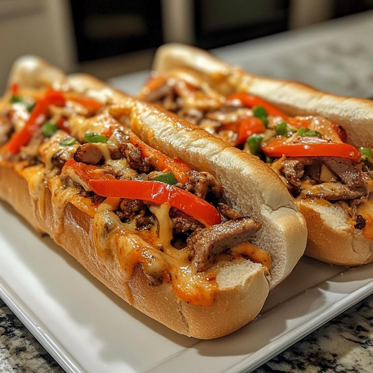 Philly Cheesesteak Subs - Yeyfood.com: Recipes, cooking tips, and ...
