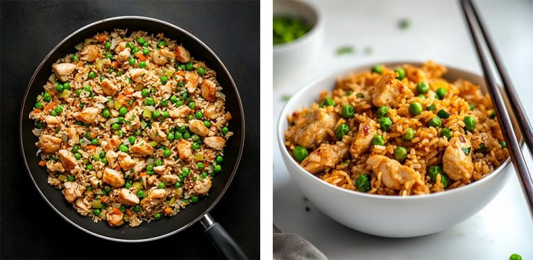 Crispy Garlic Chicken Fried Rice - Yeyfood.com: Recipes, cooking tips ...