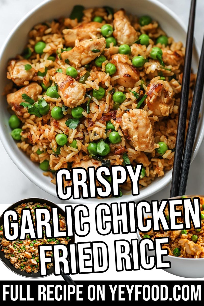 Crispy Garlic Chicken Fried Rice - Yeyfood.com: Recipes, cooking tips ...