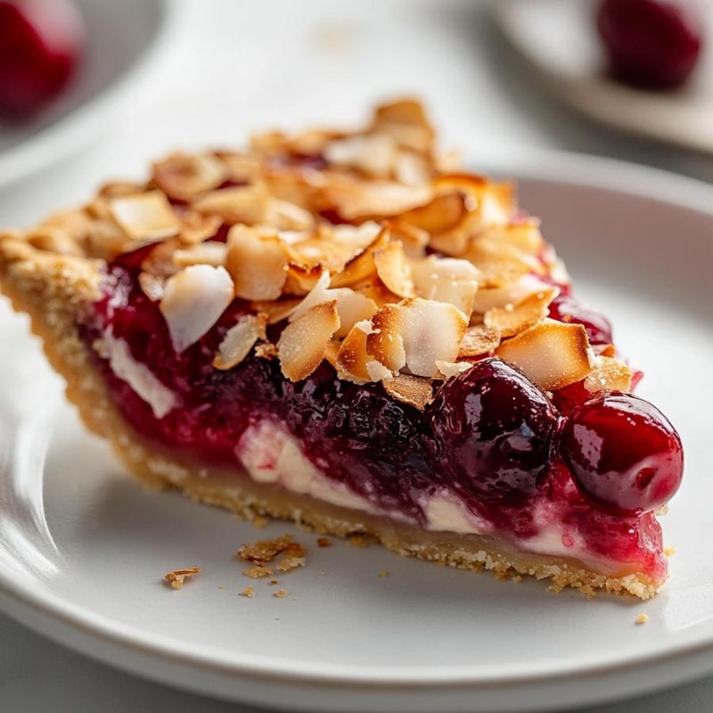 Macaroon Cherry Pie - Yeyfood.com: Recipes, cooking tips, and kitchen hacks for home cooks of ...