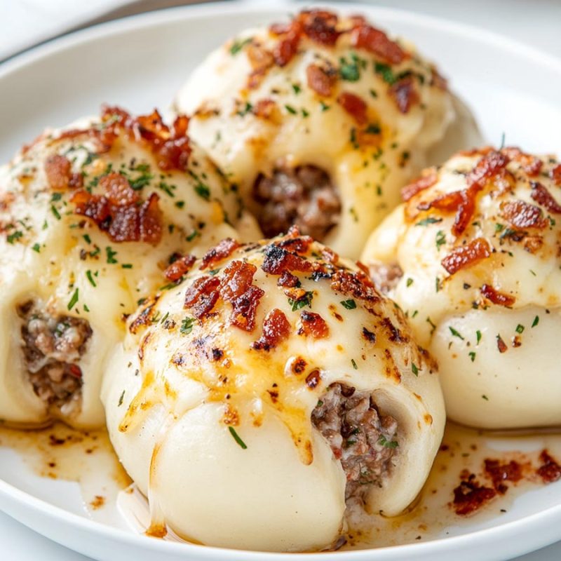 Bacon Cheeseburger Garlic Bombs - Yeyfood.com: Recipes, cooking tips ...