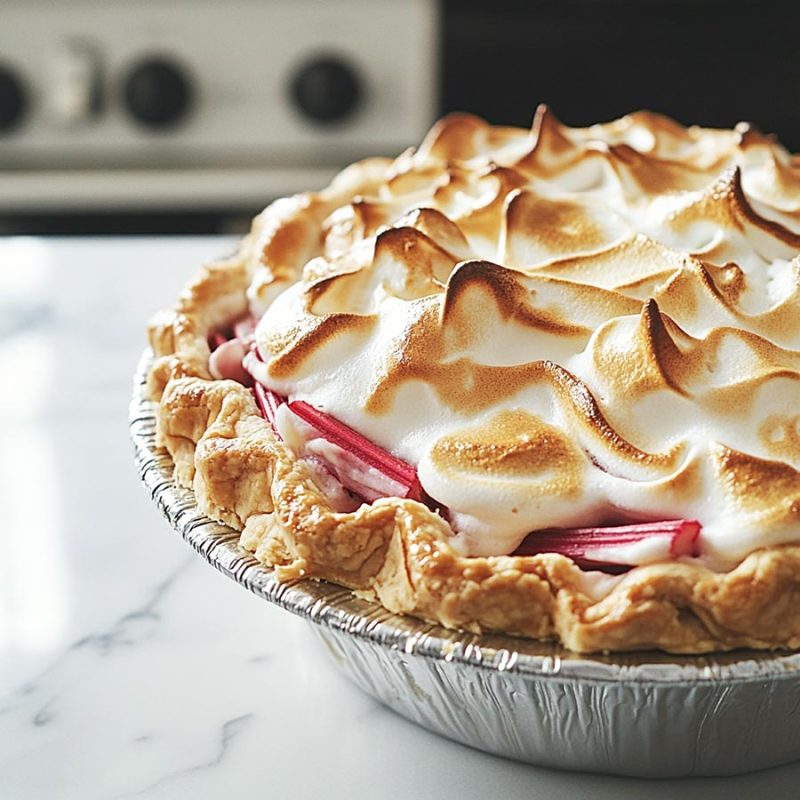 Rhubarb Meringue Pie - Yeyfood.com: Recipes, cooking tips, and kitchen ...
