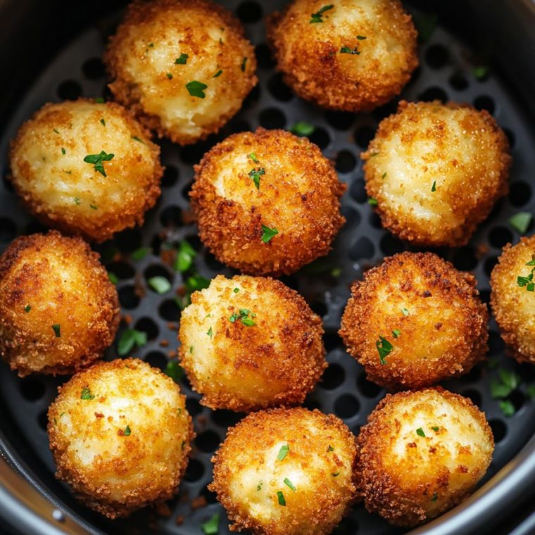 Air Fryer Cheesy Mashed Potato Balls - Yeyfood.com: Recipes, cooking ...