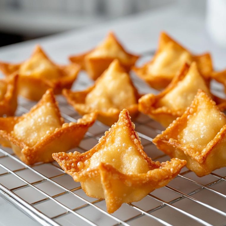 Golden Fried Cream Cheese Wontons - Yeyfood.com: Recipes, cooking tips ...