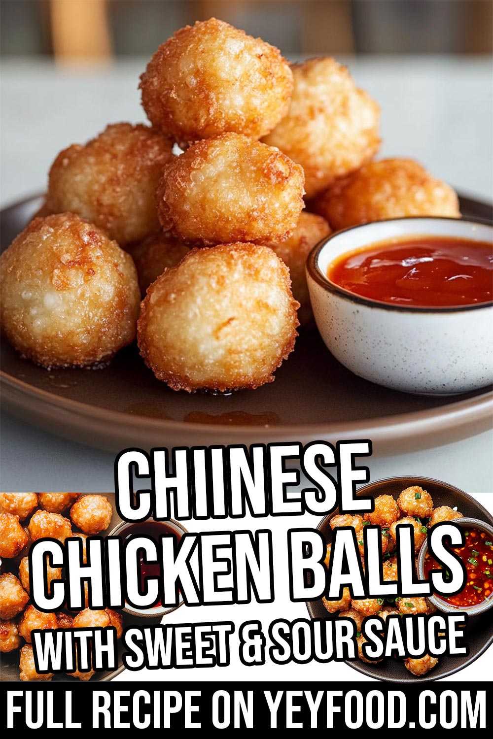 Chinese Chicken Balls with Sweet & Sour Sauce - Yeyfood.com: Recipes ...
