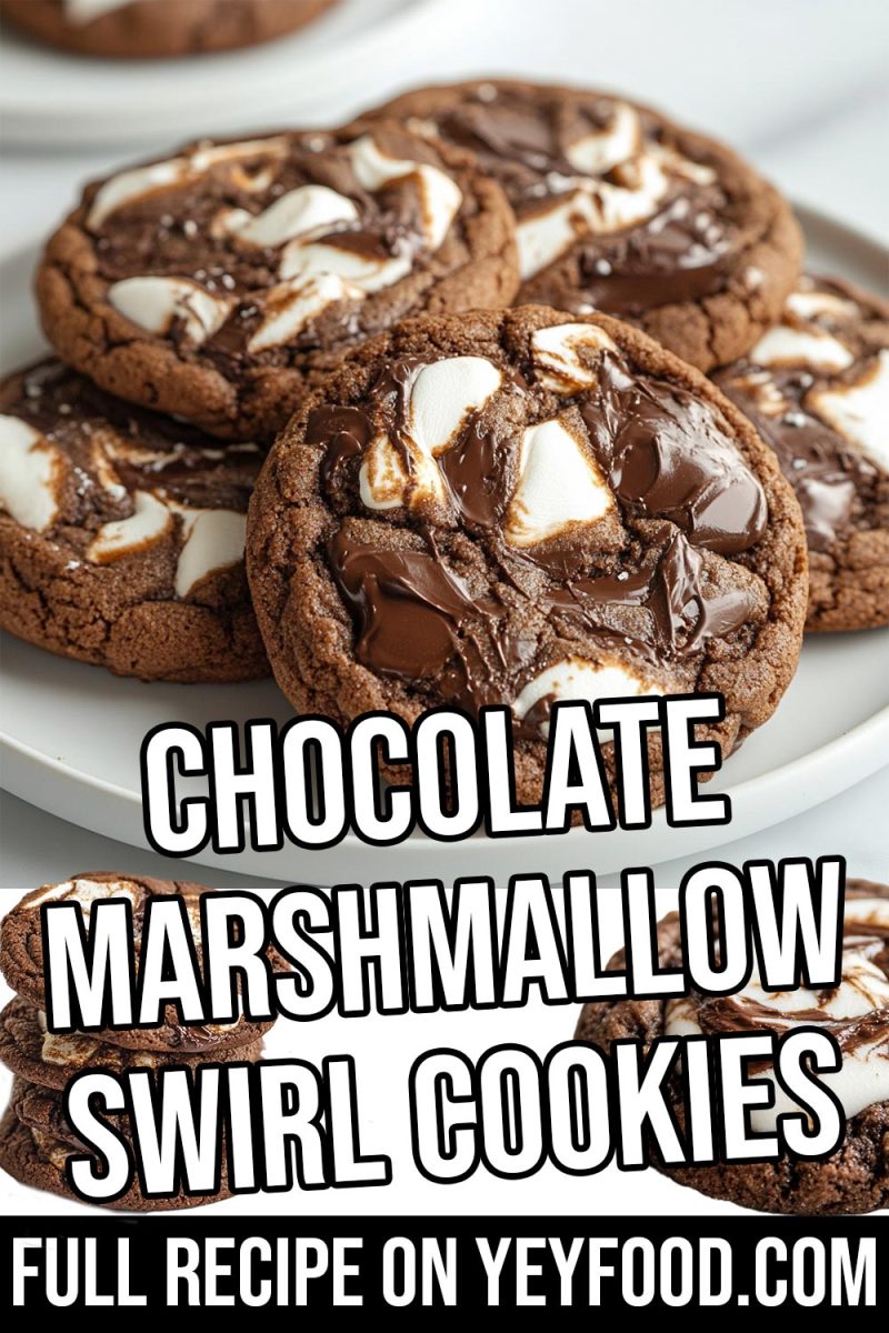 Chocolate Marshmallow Swirl Cookies - Yeyfood.com: Recipes, cooking ...