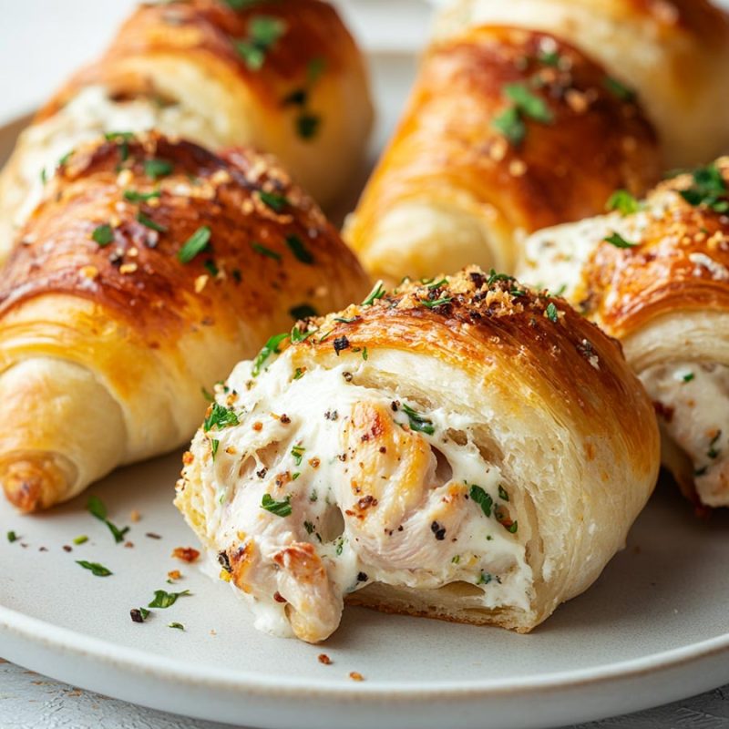 Baked Chicken Stuffed Crescent Rolls - Yeyfood.com: Recipes, cooking ...