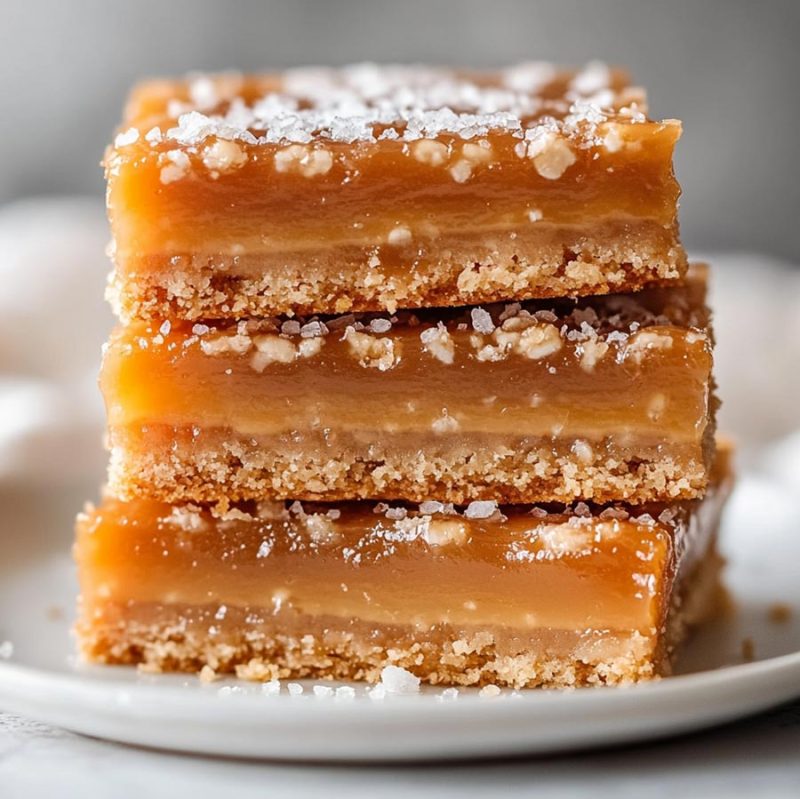 Irresistible Salted Caramel Butter Bars - Yeyfood.com: Recipes, cooking ...