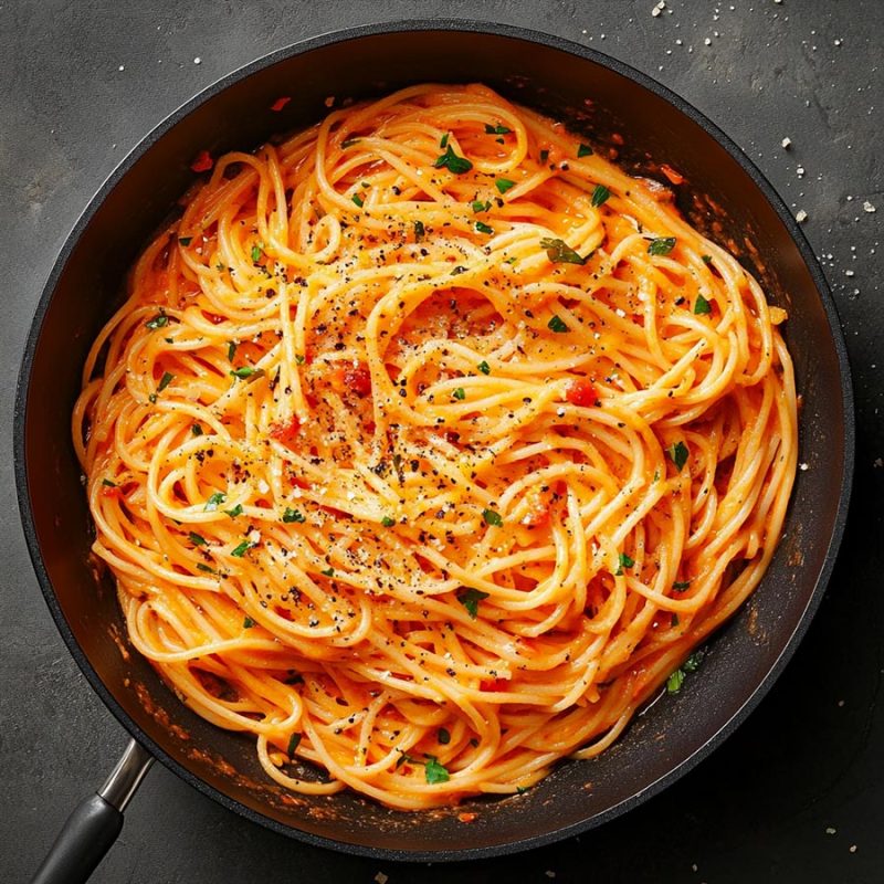 Creamy Red Pepper Pasta - Yeyfood.com: Recipes, cooking tips, and ...